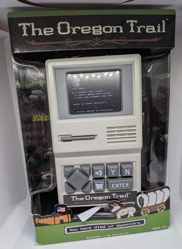 THE OREGON TRAIL Electronic Handheld Classic Computer Video Game With ...
