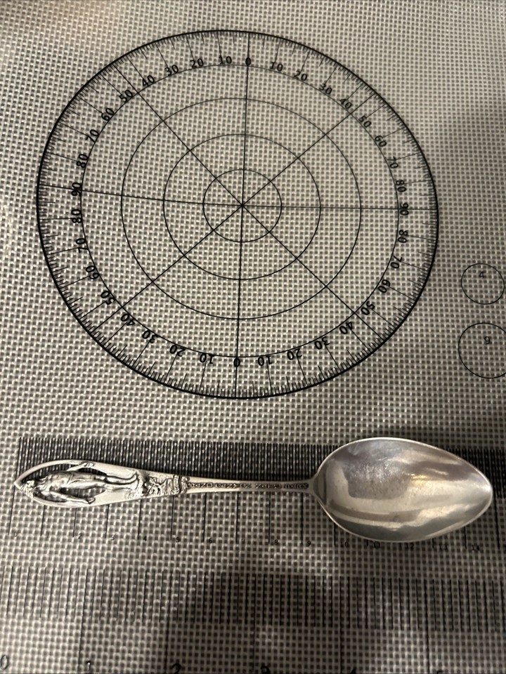 Sterling Silver Souvenir Spoon Native American Indian Full Figure Grand ...