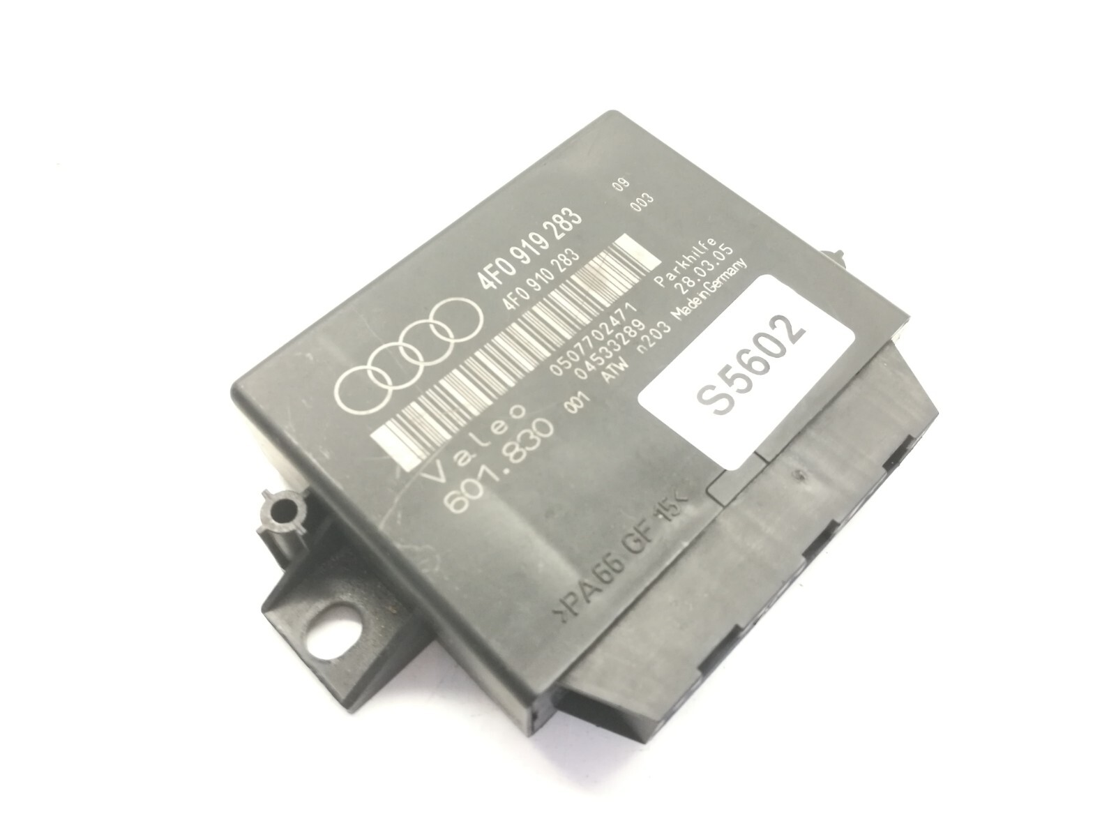 Audi A6 C6 2007 Pdc Parking Sensoren Kontrolle Modul ECU 4F0919283 ...