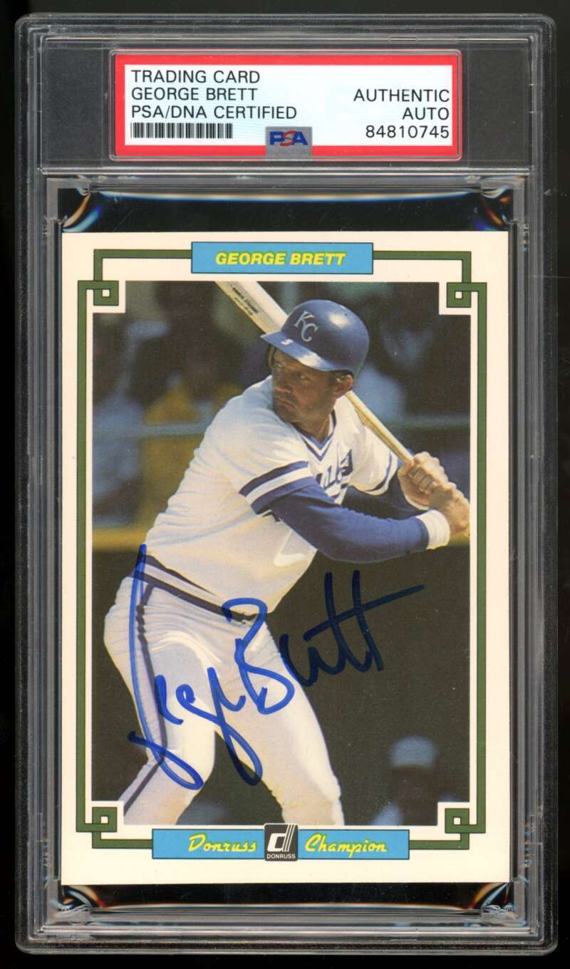George Brett Autographed Memorabilia | Signed Photo, Jersey ...