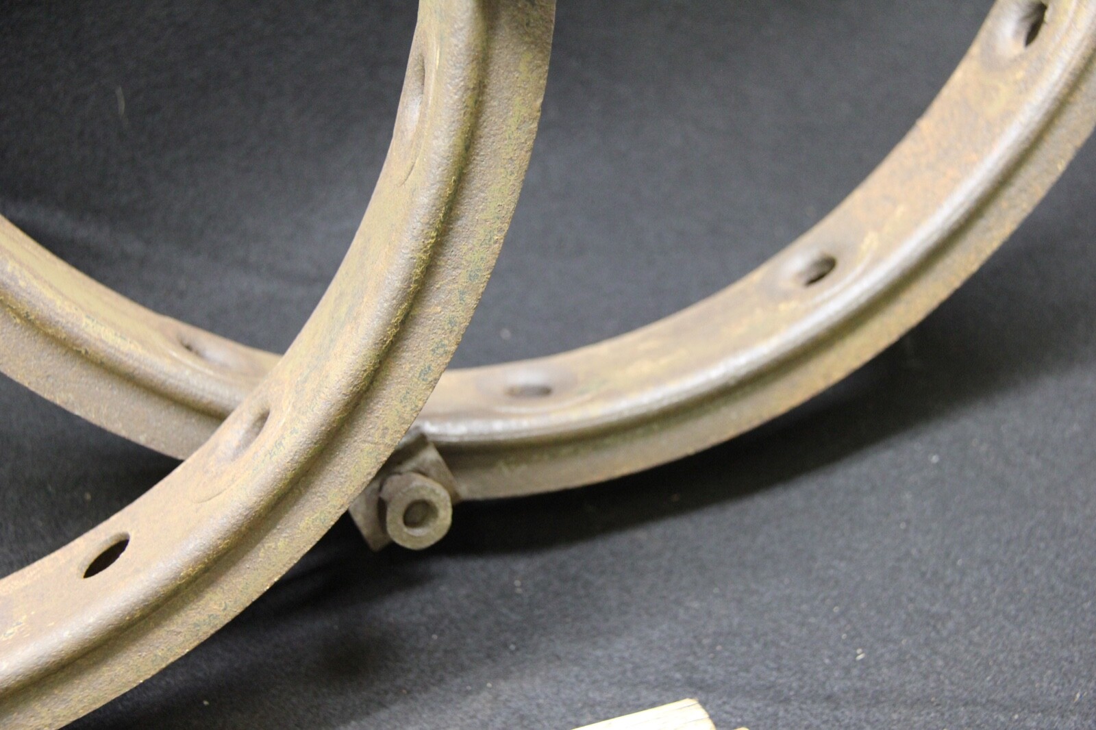 2 Wood Spoke Wheel Felloe 12 Spoke 18" 722 | eBay