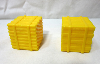 GEOTRAX LUMBER STACKS * For Train Set * Yellow Cube Square | eBay
