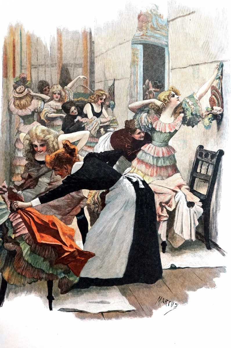 Actors Backstage Dressing Rooms