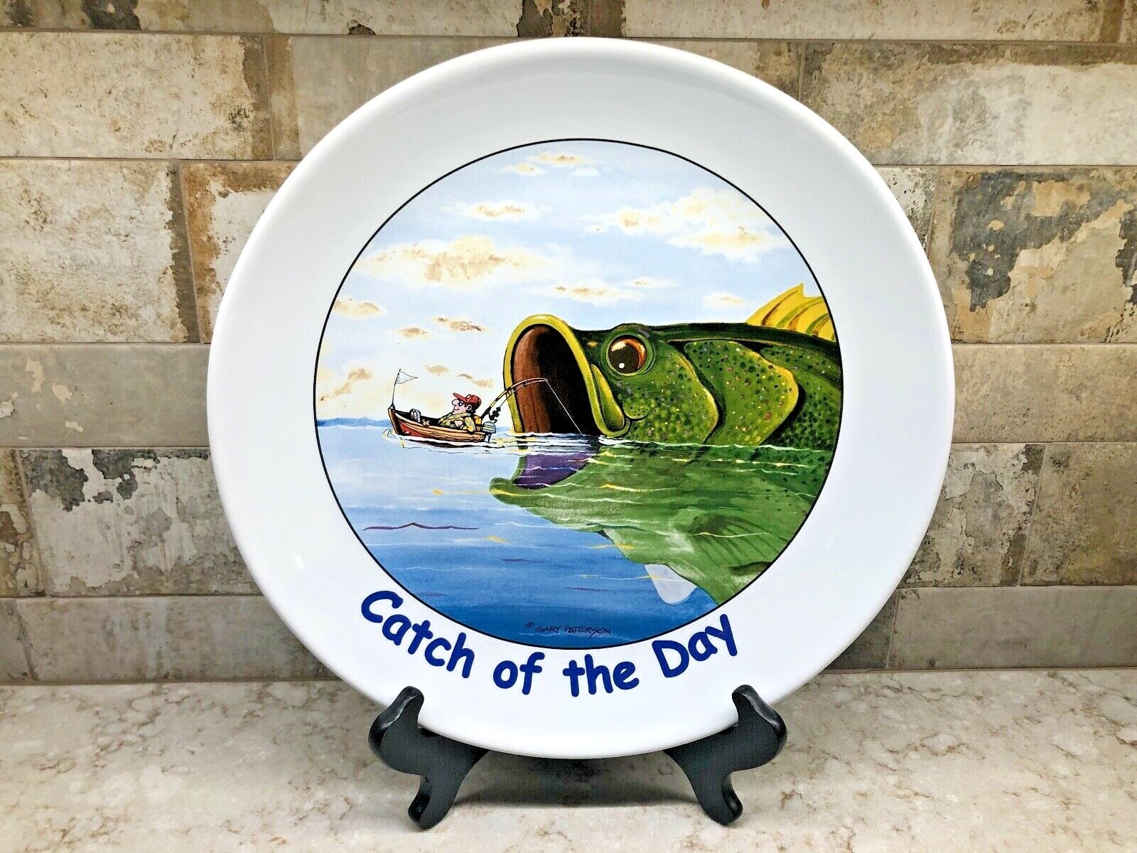 Gary Patterson Clay Design Catch Of The Day 13 1/4" Platter | eBay