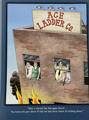 The Far Side Gallery Gary Larson From Calendar Frame Suitable Ladder ...