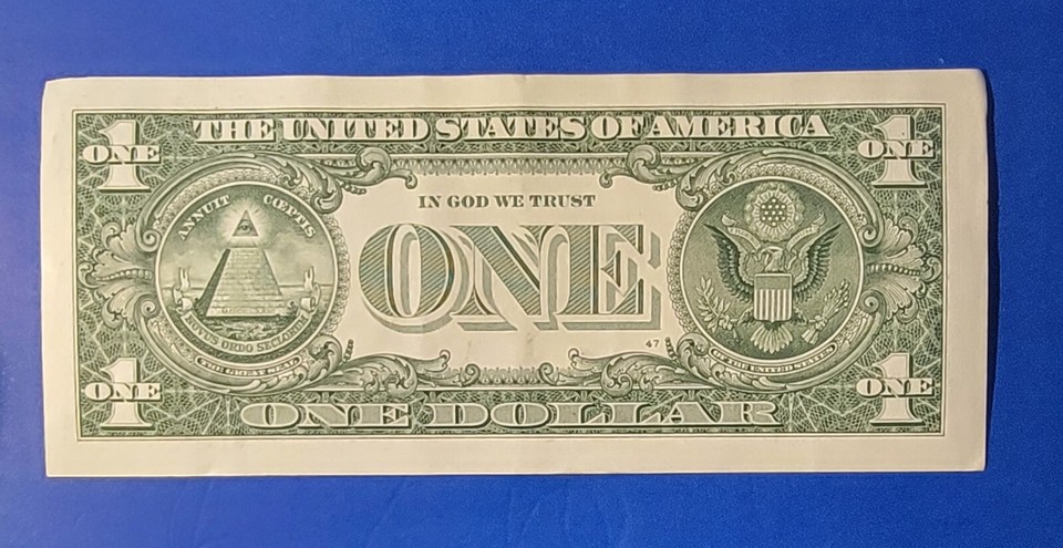 fancy serial number 2017A One Dollar Note with 4 of a kind 8's PLUS IT ...