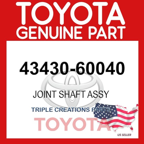 GENUINE OEM 4343060040 TOYOTA SHAFT ASSY, FRONT DRIVE RH or LH 43430 ...