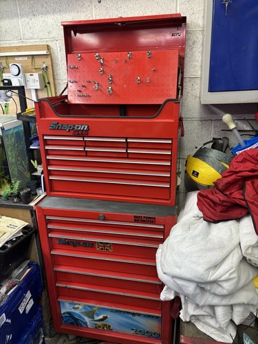 Snap On Tools racing Top box with cover & bottom Chest Millennium ...