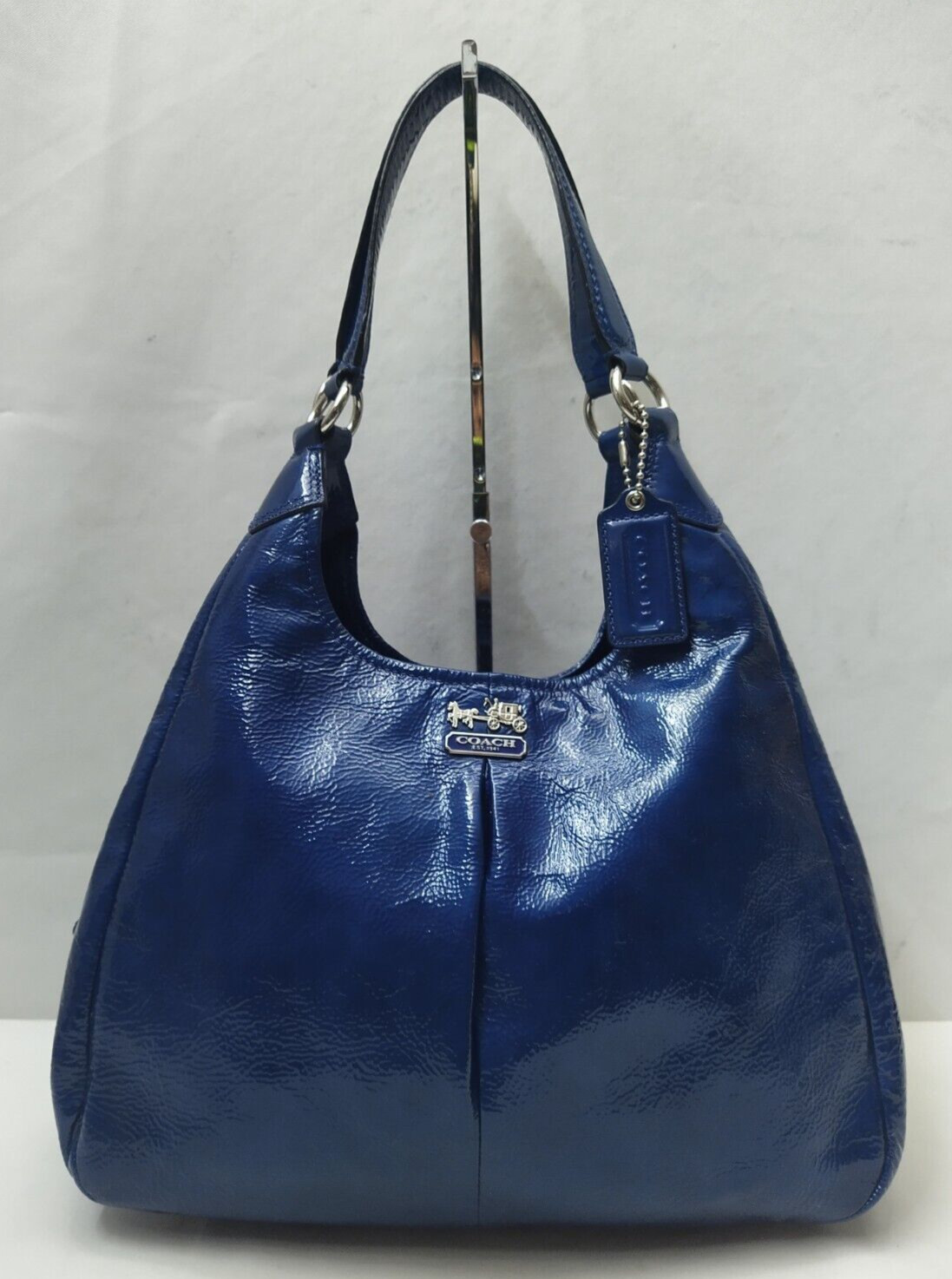 Coach Madison Blue Patent Leather 3 Compartments Shou… - Gem