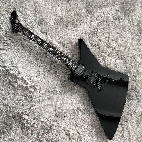 1984 Explorer Electric Guitar 6 String 2EMG Pickups HPL Fretboard Black ...