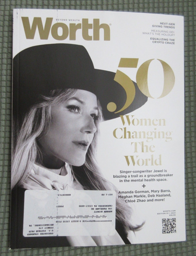 Worth Magazine ~ 50 Women Changing the World ~Jewel ~ Ed. 01 Spring ...