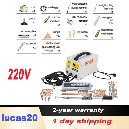 3KW 220V Sheet Metal Repair Machine 90ES Multi-mode Auto Body Puller ...