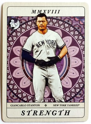 Giancarlo Stanton 2018 Tarot of the Diamond #TOD-3 Strength - New York ...