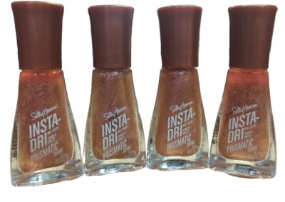 Sally Hansen Insta Dri Nail Polish Lot Of 4 Prismatic Shine - Copper | eBay