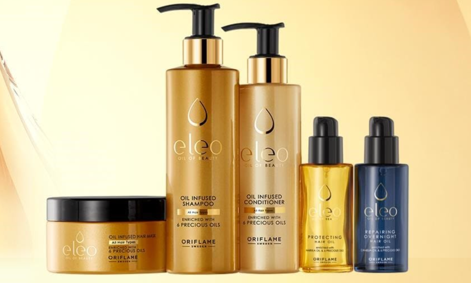 ORIFLAME ELEO INSTANT NOURISHING HAIR OIL (SUNFLOWER OIL) 50 ml. NEW ...