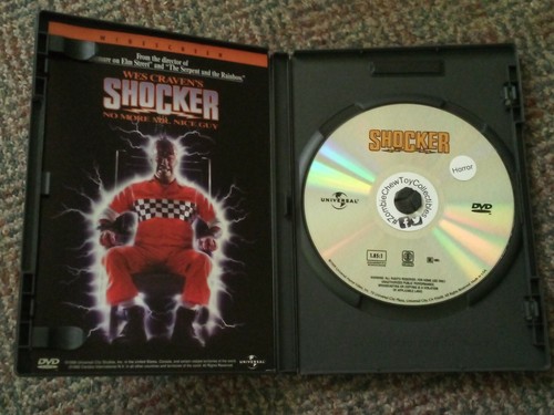 Shocker ⚡WES CRAVEN PETER BERG MITCH PILEGGI 🔪 RARE OOP HORROR ...