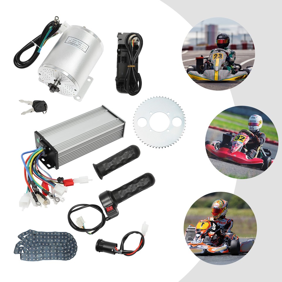 72V 3000W Brushless Motor Kit For Electric Bicycle E-Bike Dirt Bike ...