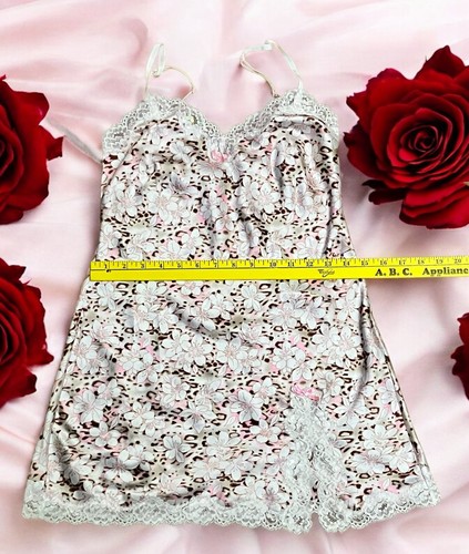 Victorias Secret Satin & Lace Floral Cami Camisole Size XS | eBay