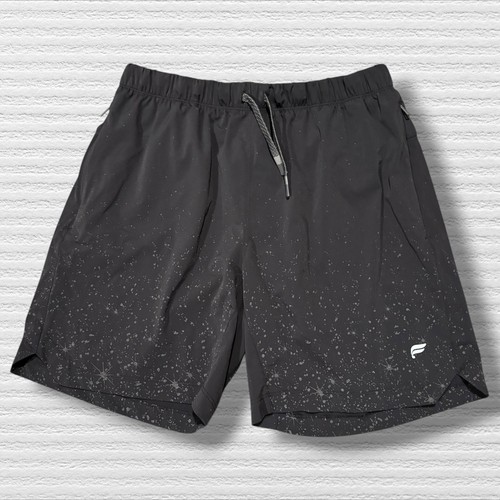 Fabletics Men’s Black Star Print Athletic Running Training Shorts Size ...