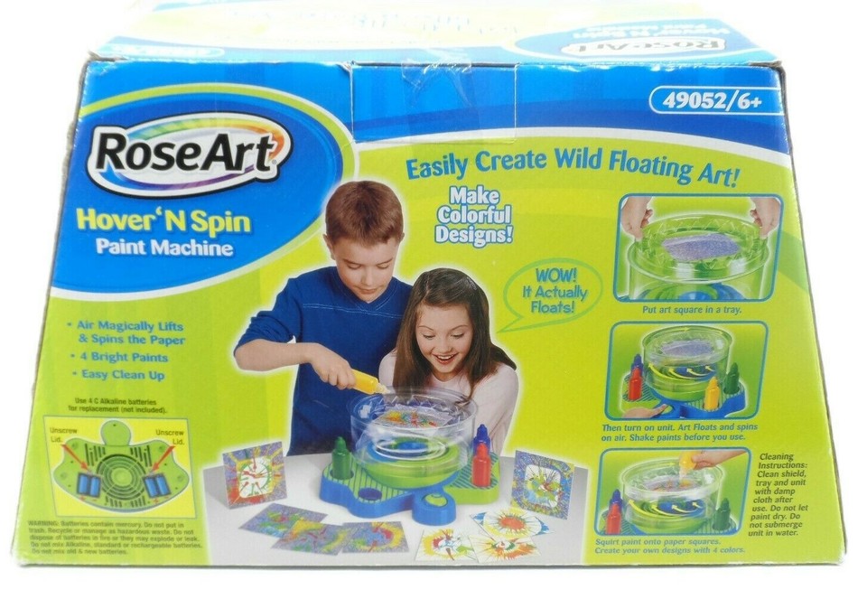 RoseArt Kids Hover' N Spin Paint Machine New In Box Year 2007 49052 | eBay