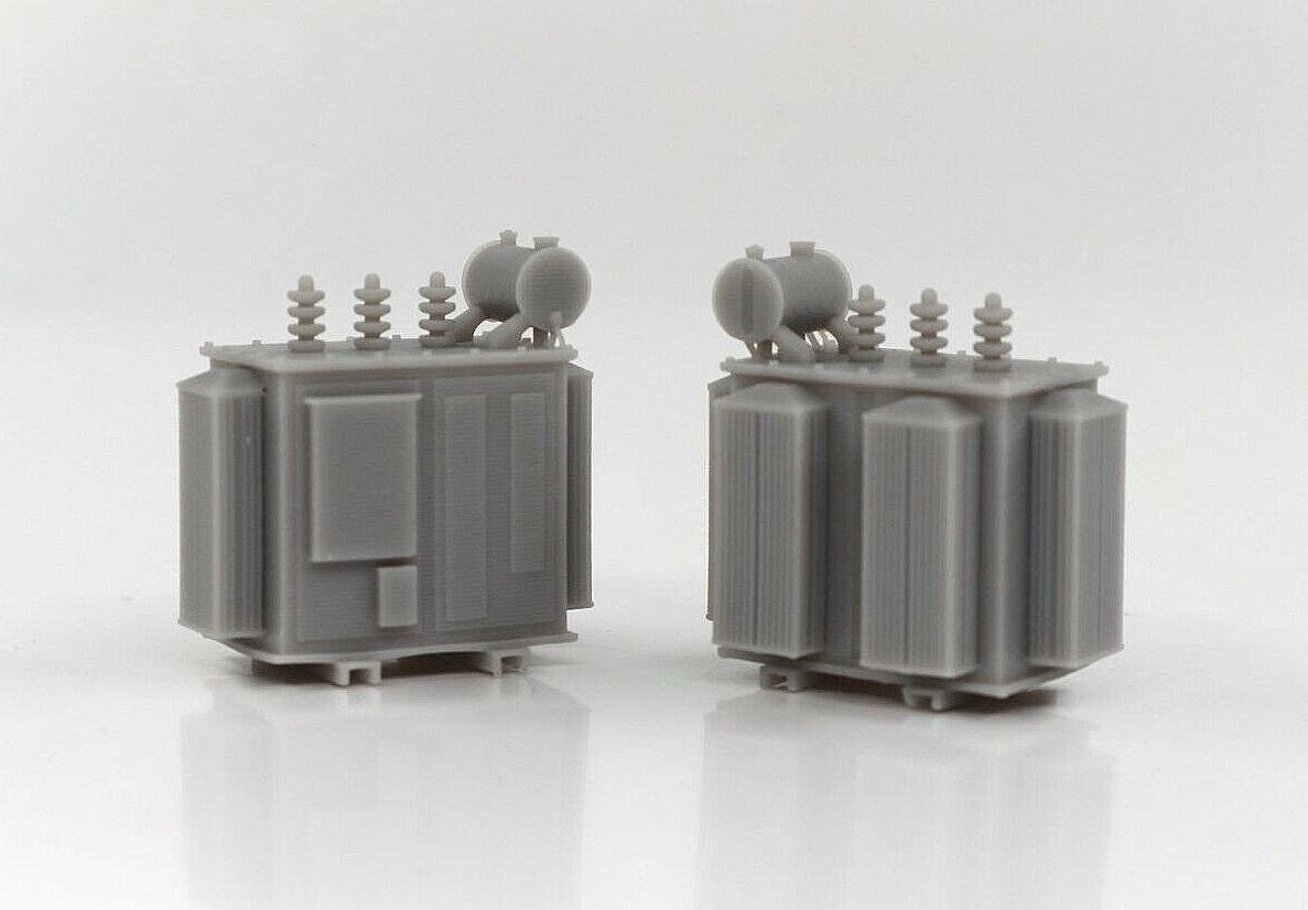 Model Railway layout Scenery electrical substation 1:76 OO gauge x2 | eBay