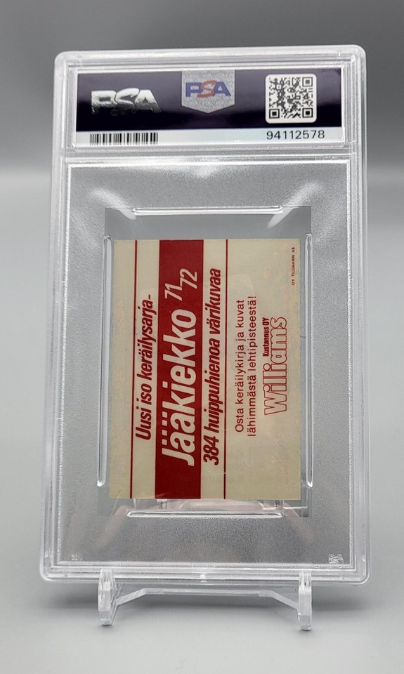 1971 Finnish Williams Suomi Stickers #382 Gordie Howe PSA 6 EX-MT | eBay