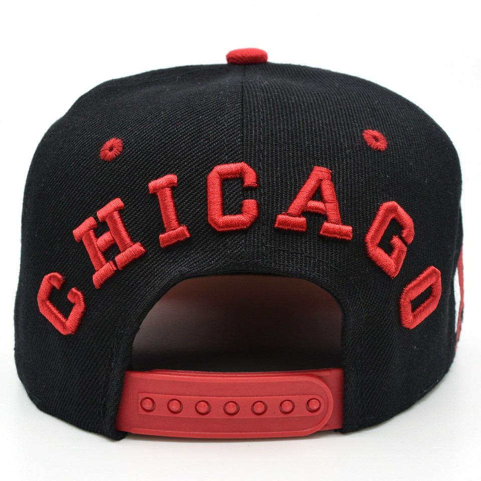 Chicago Basketball team color Leader Classic C Bull Era Snapback Hat ...