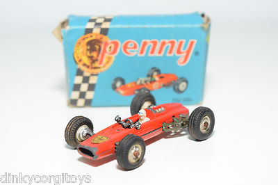 POLITOYS PENNY 4 FERRARI F1 RACING CAR EXCELLENT BOXED | eBay