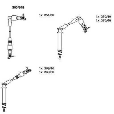 BREMI Ignition Cable Kit For OPEL VAUXHALL Calibra A Vectra 88-97 ...