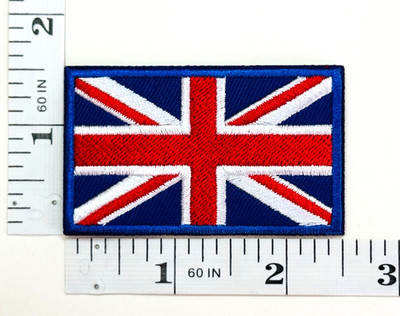 Embroidered Patch - British Flag - Iron-on - Britain - Union Jack | eBay