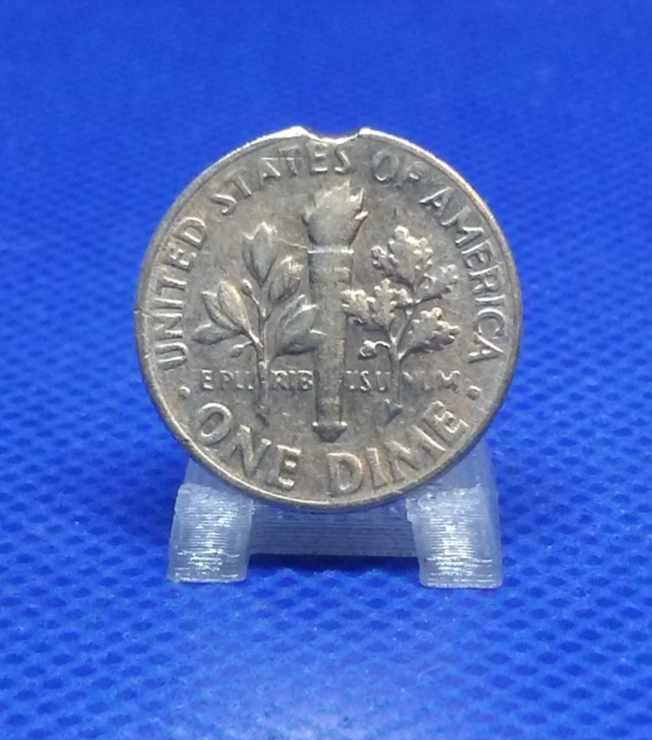 1965 Clipped Planchet Roosevelt Dime | eBay