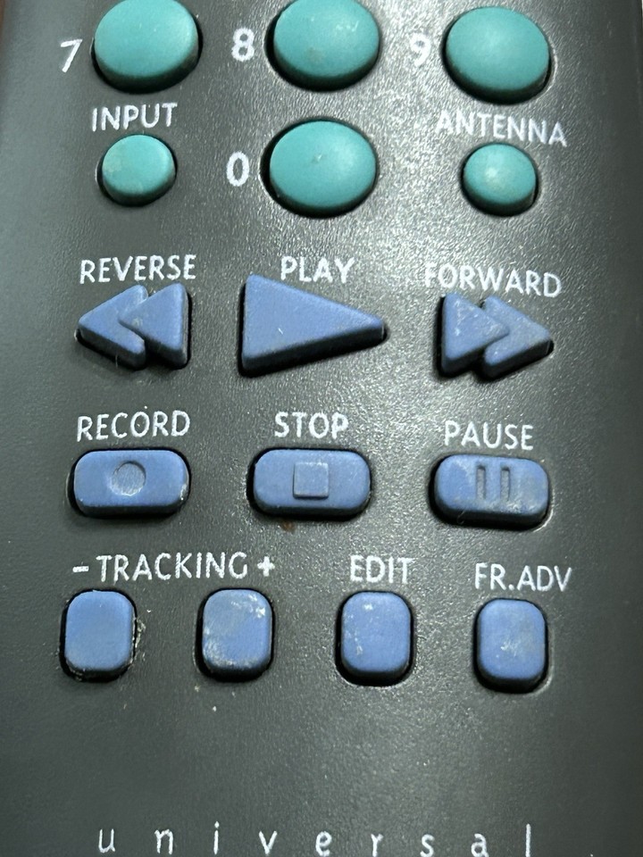 PROSCAN CRK76DBL1 REMOTE CONTROL GENUINE OEM UNIVERSAL VCR TV DVD ...