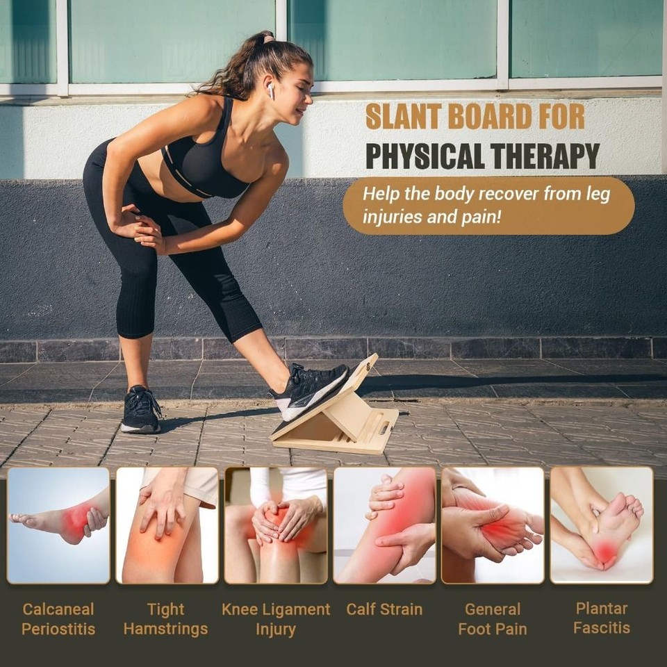 Durable Calf Stretcher Adjustable Ankle Exercise Equipment Physical ...