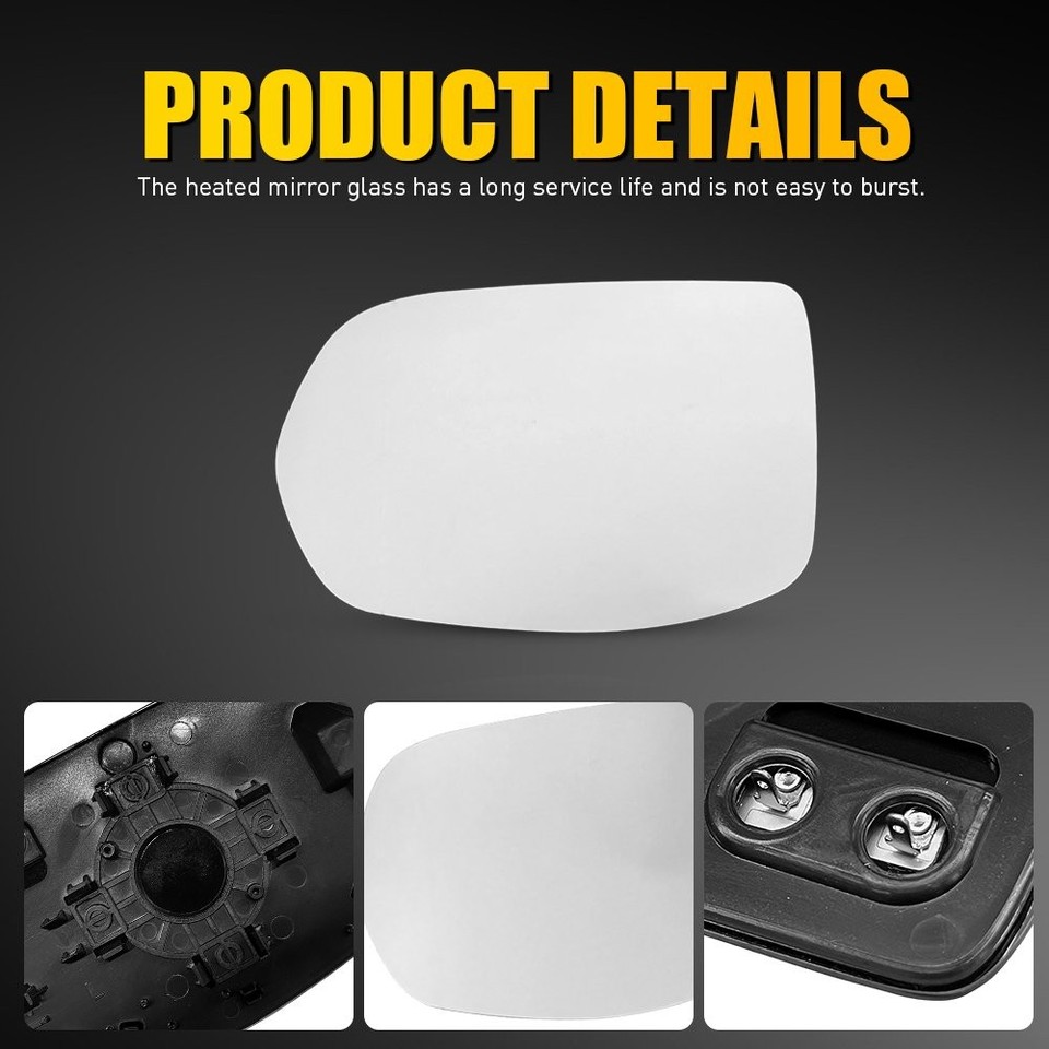 For Honda 2012-2016 CR-V 2016-2022 HR-V Heated Mirror Glass Pair Left ...