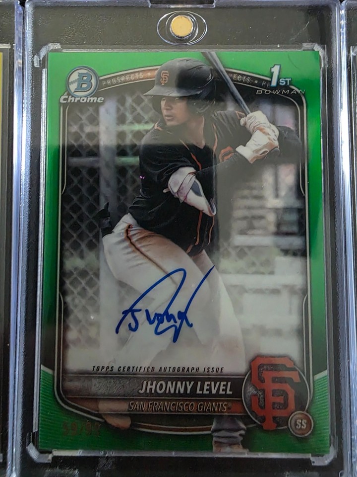 2025 Autograph Lot Baseball Cards Bowman, topps series 2, Topps chrome ...