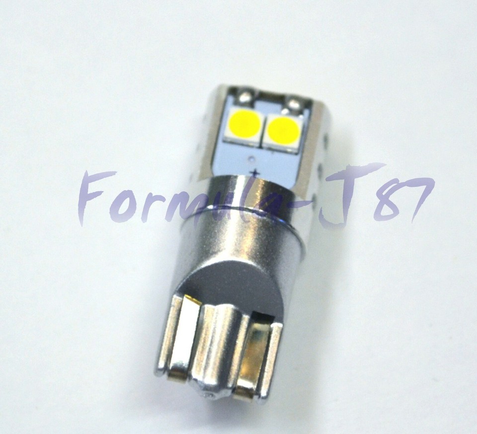 LED 3030 Light Yellow 3000K 194 Two Bulbs License Plate Replace Stock ...
