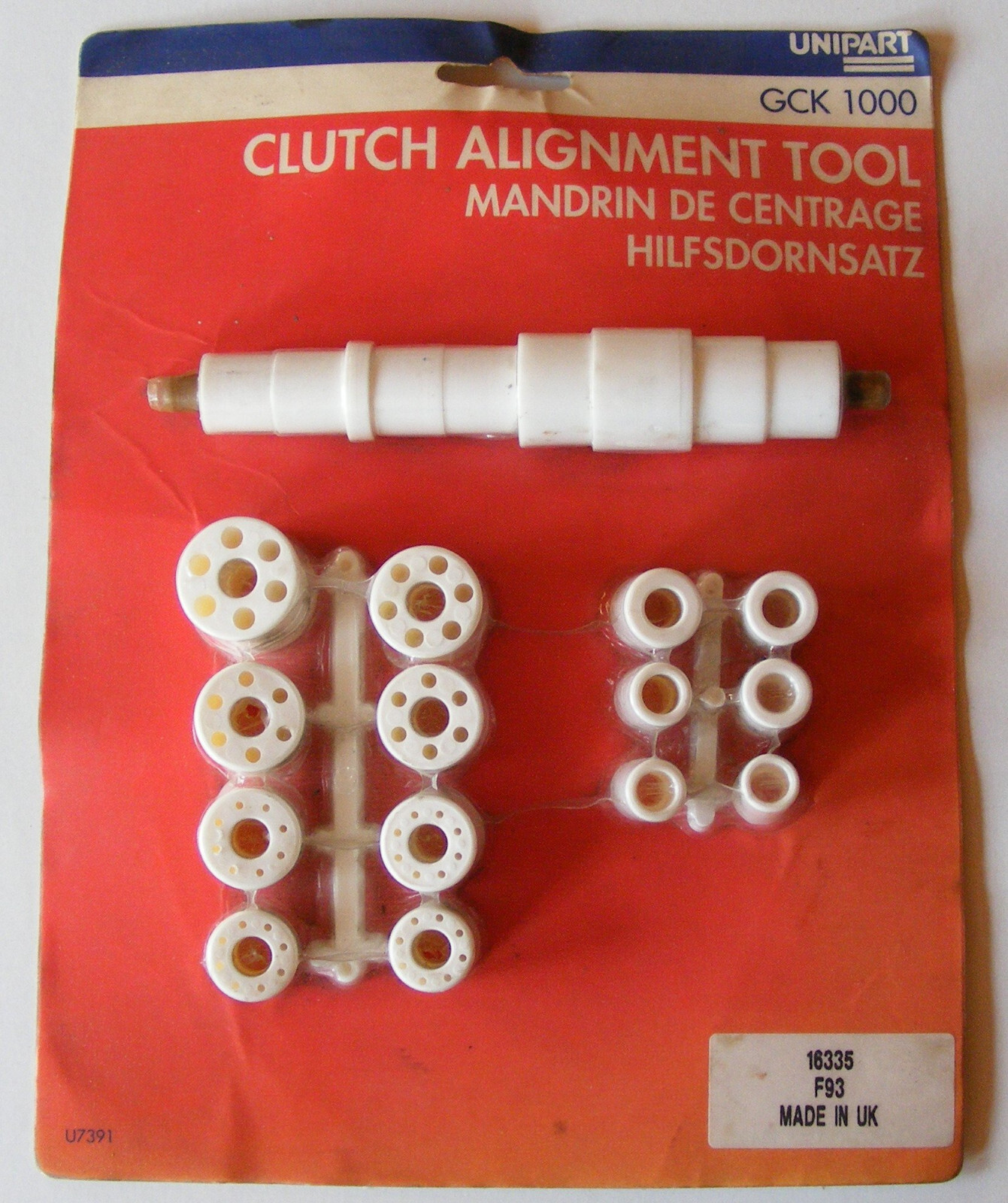 Unipart Gck1000 Clutch Alignment Tool Old Stock for sale online | eBay