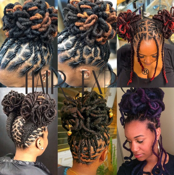 Afro Puff Dreadlocks Chignon Drawstring Ponytail Short Clip In Hair ...