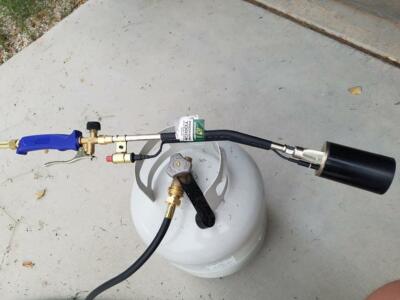 Torch Propane Weed Burner Ice Melter Flame Wand Push Button Igniter ...