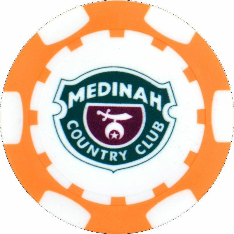 2019 BMW CHAMPIONSHIP (Medinah) Logo (ORANGE) POKER CHIP Golf BALL ...