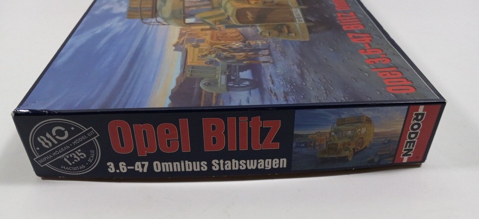 RODEN #810 OPEL BLITZ 3.6-47 OMNIBUS STABSWAGEN 1/35 SCALE. BJ/RB | eBay