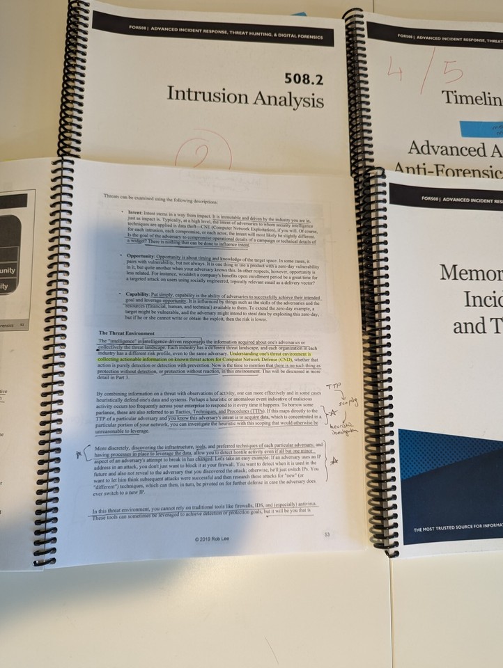 SANS FOR508 2019 Adv Incident Response, ThreatHunting ...