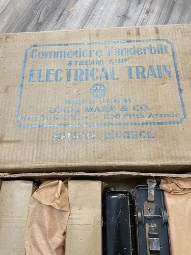 Vintage Marx Commodore Vanderbilt Stream Line Train Set in Original Box ...