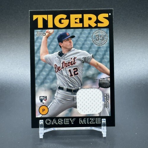 2021 Topps Casey Mize #'d /199 RC Black Relic Card #86BR-CM - Tigers ...