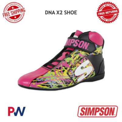 Simpson Racing DNA X2 Shoe Size 8.5 - Sonic #DX2850S | eBay