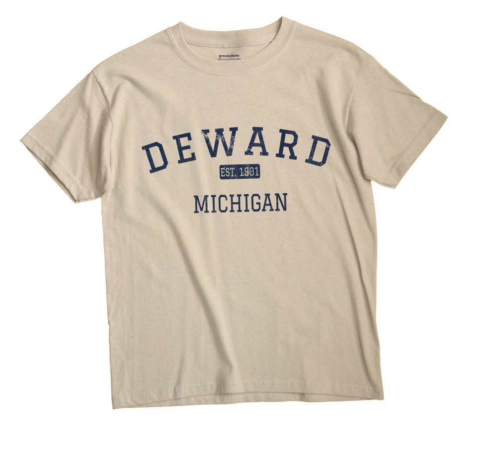 Deward Michigan MI T-Shirt EST | eBay