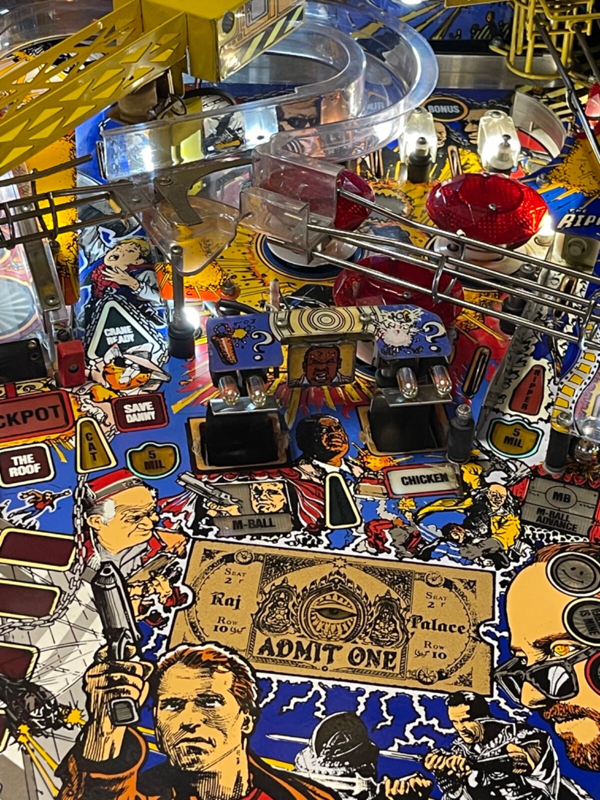 Data East Last Action Hero Pinball Machine Vapor Metallic LED Stealth ...