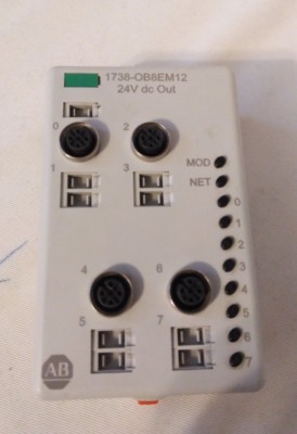 1738-OB8EM12 ARMORPOINT 24VDC FIELD OUTPUT MODULE FULLY FUNCTIONAL | eBay