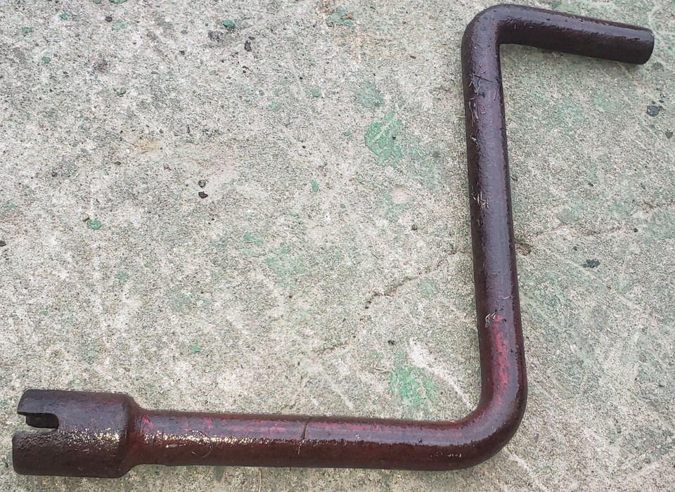 Vtg 1950s Allis Chalmers Engine Hand Starting Crank Handle Tool Start ...