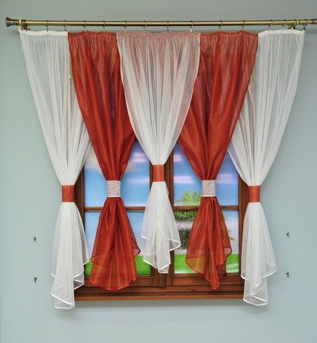 BEAUTIFUL READY MADE LARGE NET CURTAIN - DIFFERENT COLOURS | eBay UK